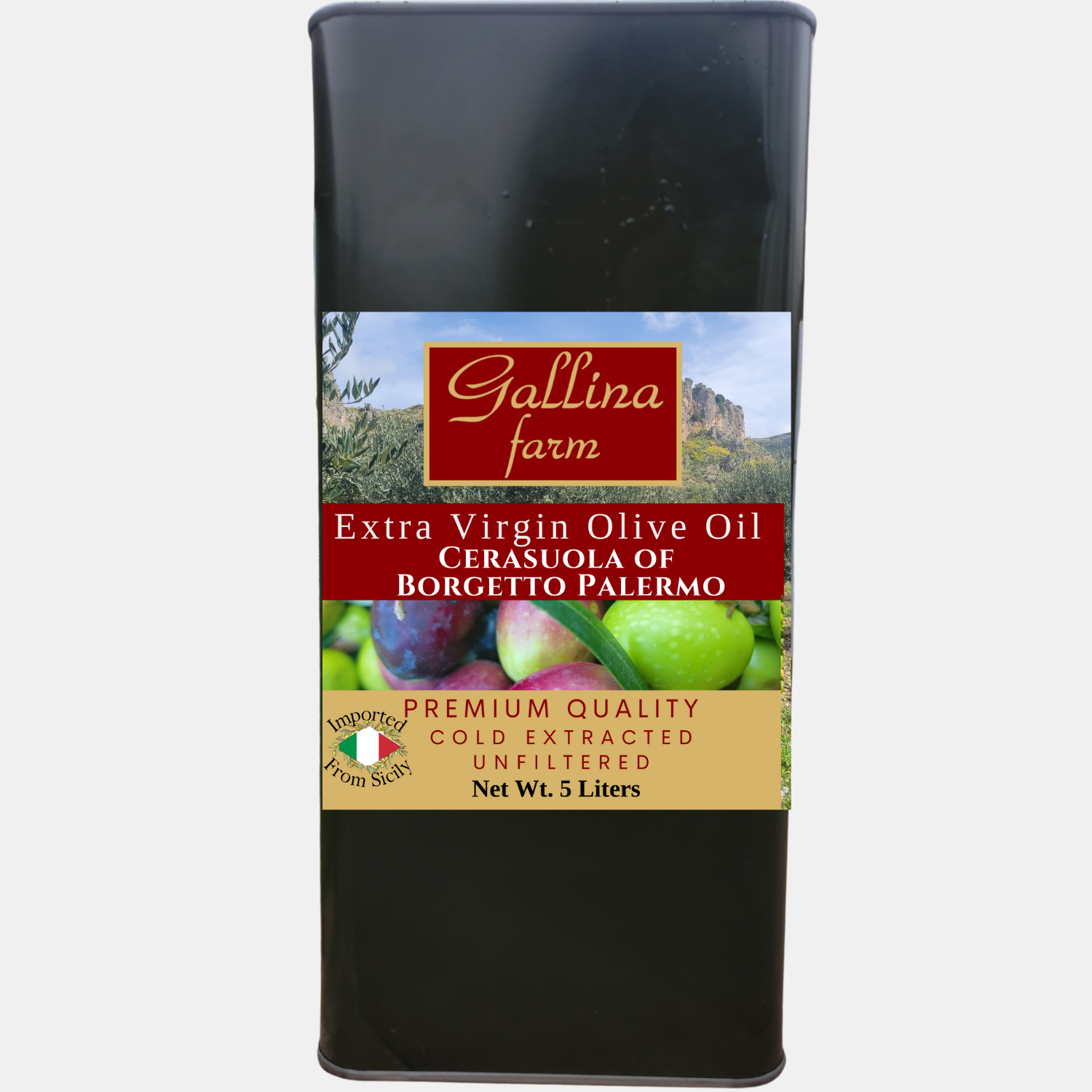 Extra Virgin Olive Oil Cerasuola of Borgetto Palermo Fresh Harvest ...